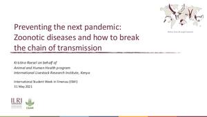 Preventing the next pandemic: Zoonotic diseases and how to break the ...