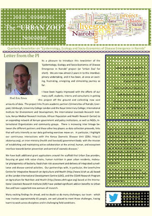 The Urban Zoo Newsletter on epidemiology, ecology and socio-economics ...