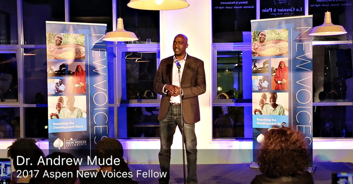 Aspen New Voices Fellows Andrew Mude and Jemimah Njuki tell of the moments their ag careers ...