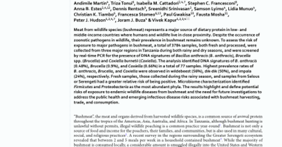 Identification Of Bacillus Anthracis Brucella Spp And Coxiella Burnetii Dna Signatures From