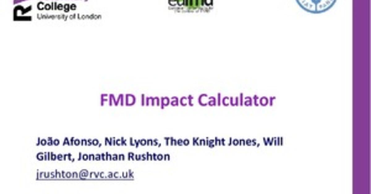 FMD impact calculator