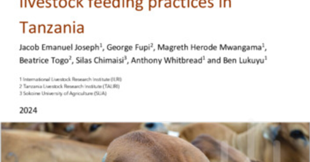 G-FEAST training: Paving the way for Sustainable livestock feeding ...