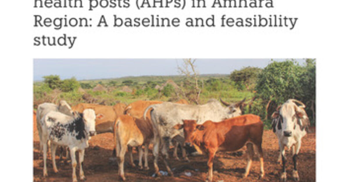 Public–private partnership (PPP) for improved animal health service ...