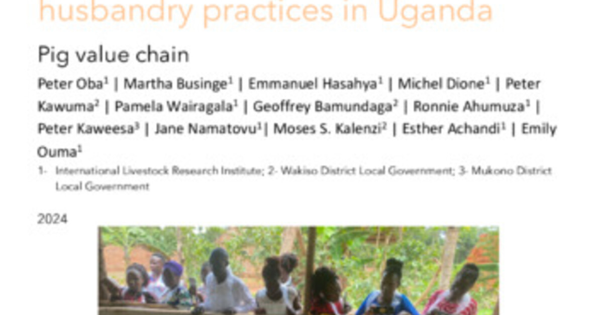 Herd health innovations improve pig farmers’ knowledge and uptake of ...