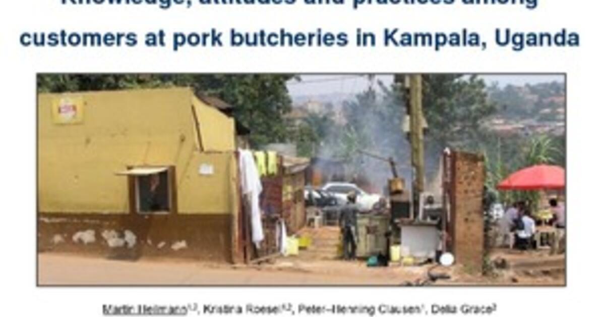 Knowledge, attitudes and practices among customers at pork butcheries ...