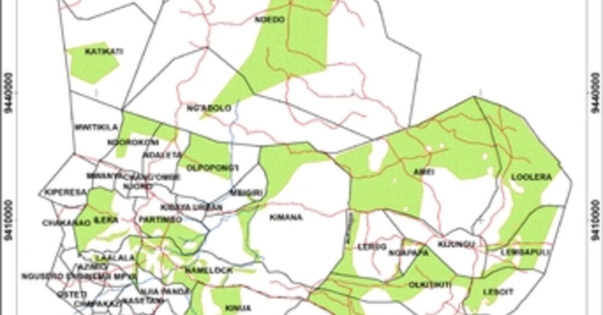 Planned grazinig land parcels Kiteto District, Manyara region