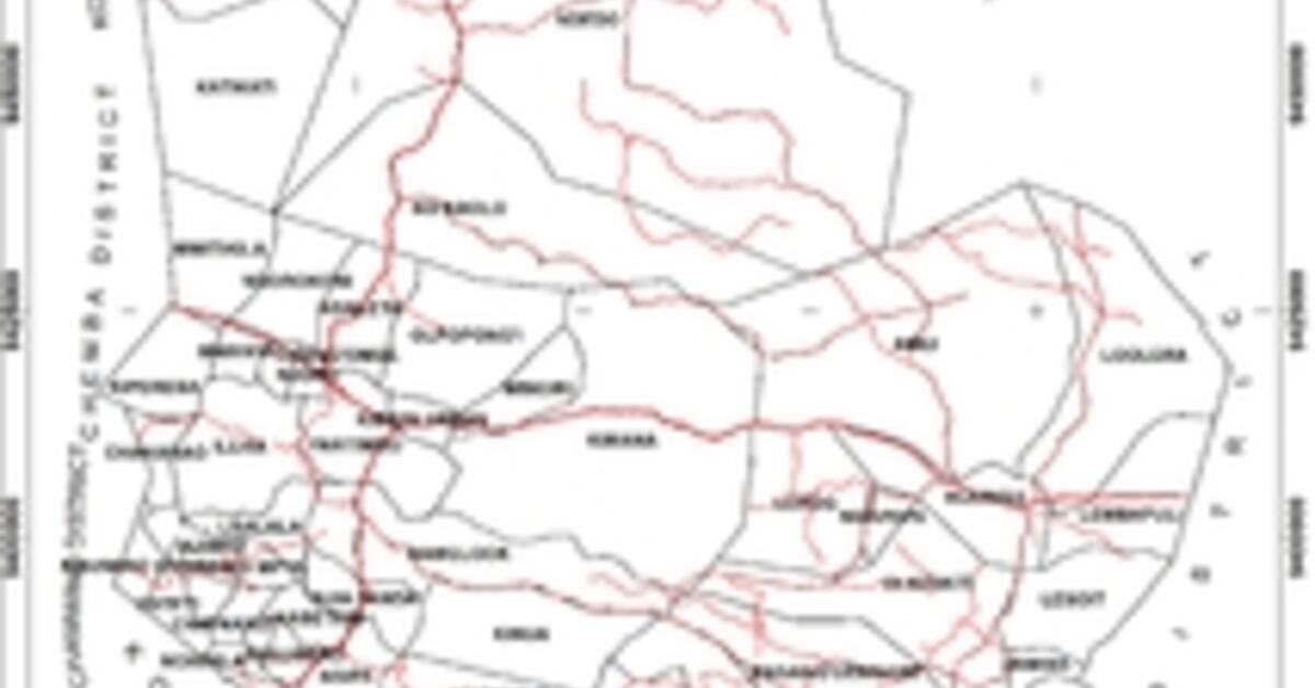 Roads network in Kiteto District, Manyara region