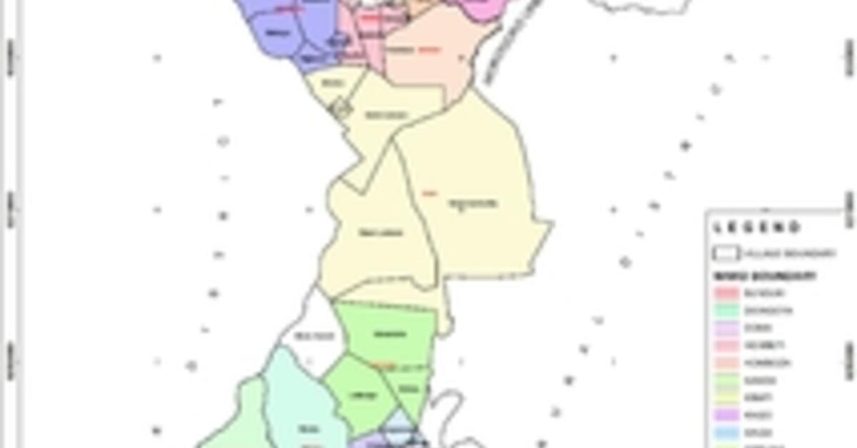 Administrative boundaries in Mvomero District, Morogoro region
