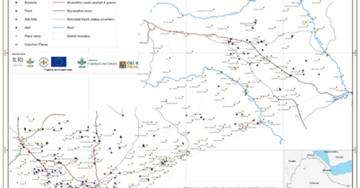 Livestock water points in Miyo, Moyale and Filtu districts of Ethiopia