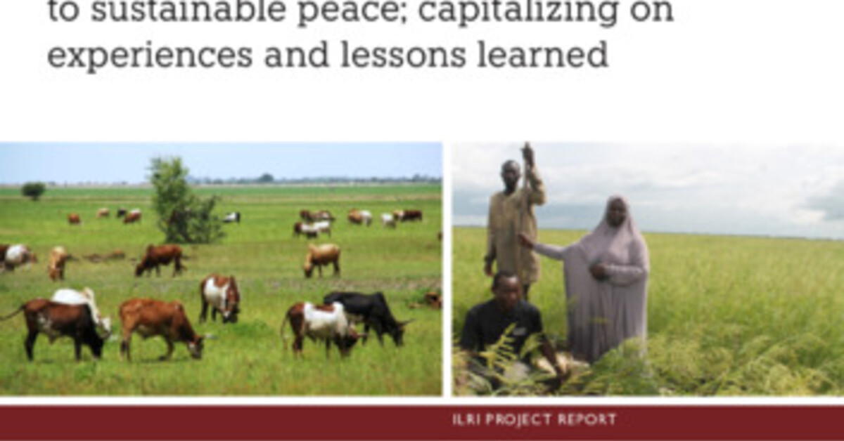 Mali Resilience Challenge Fund Program–Local conventions: From conflict ...