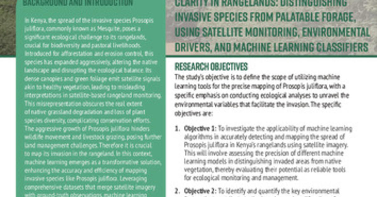 Clarity in rangelands: Distinguishing invasive species from palatable ...