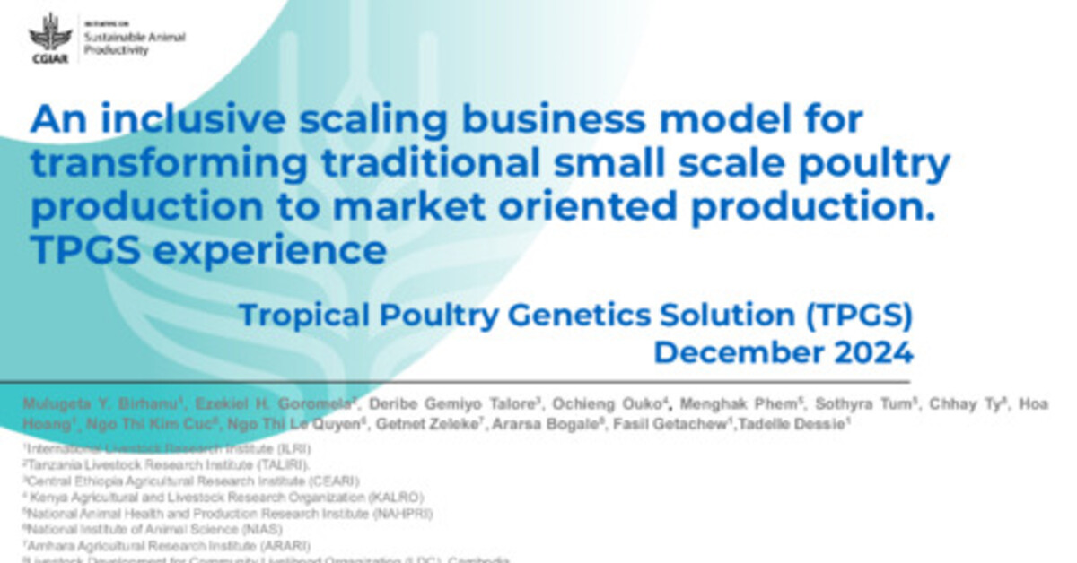 An inclusive scaling business model for transforming traditional small ...