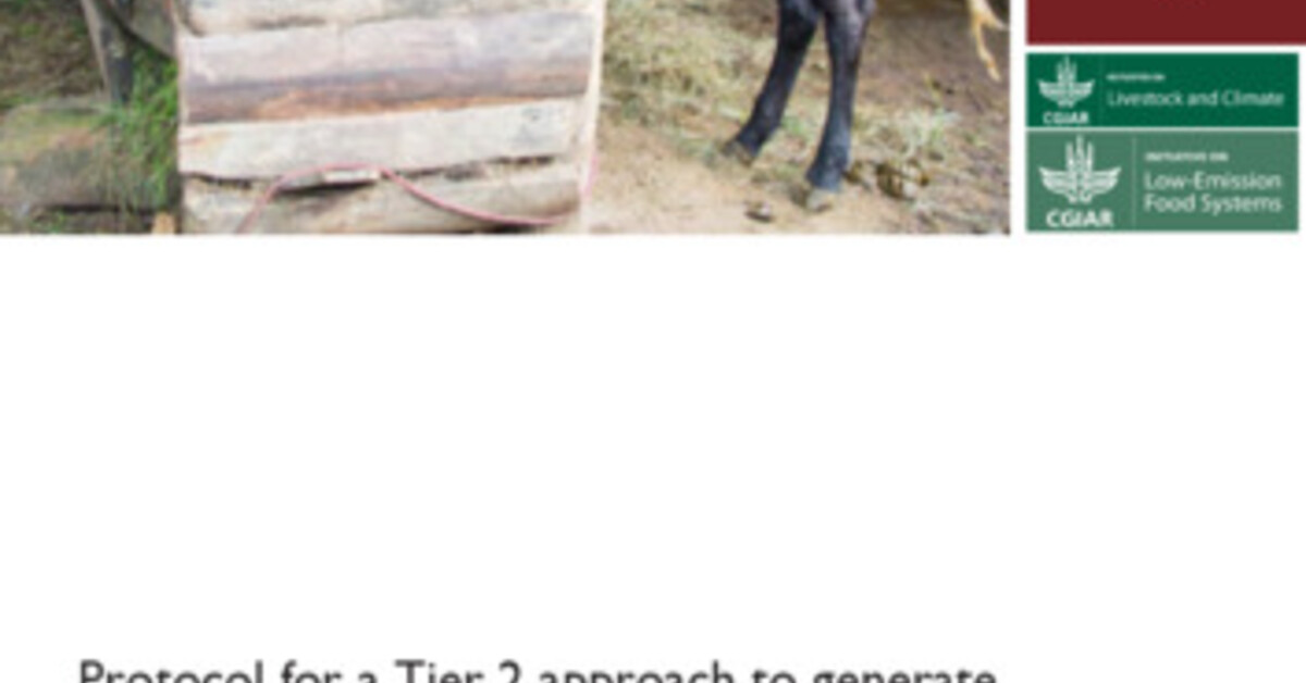Protocol for a Tier 2 approach to generate context-specific enteric ...