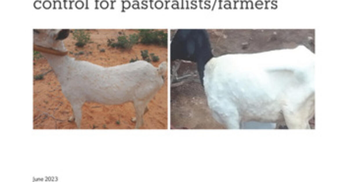 Training material on sheeppox and goatpox (SGP) prevention and control ...