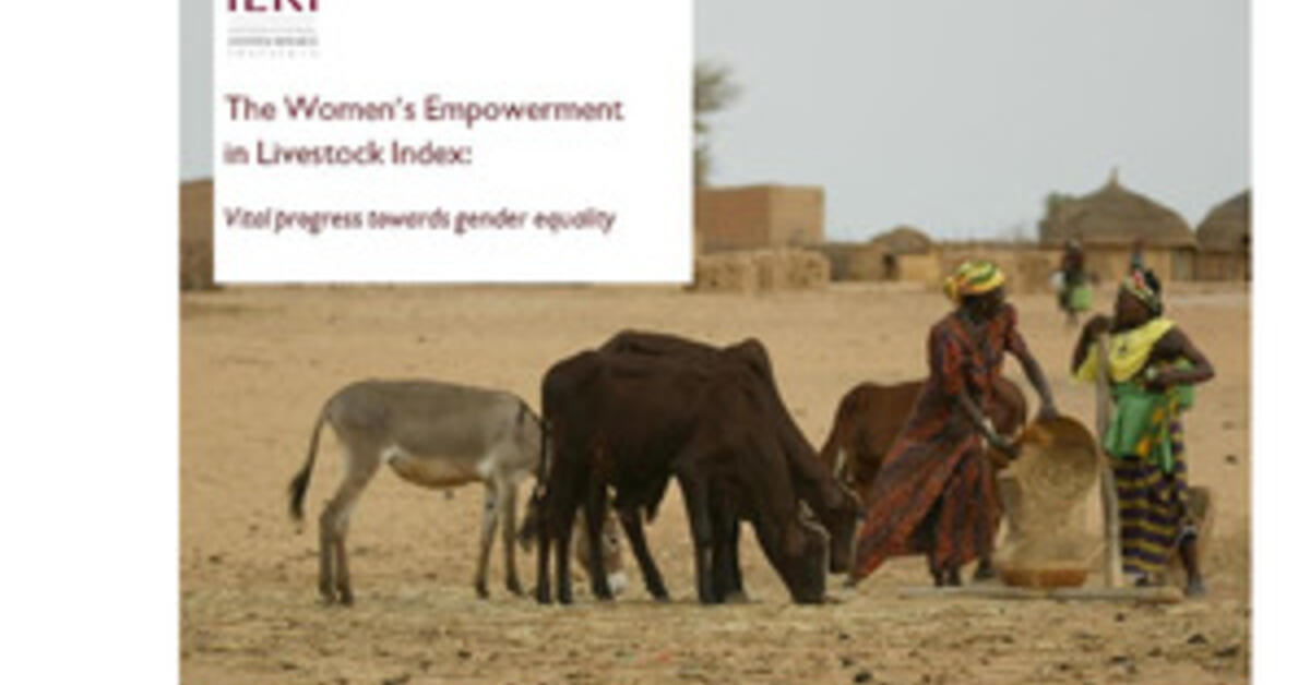 Women Empowerment in Livestock Index (WELI) tools