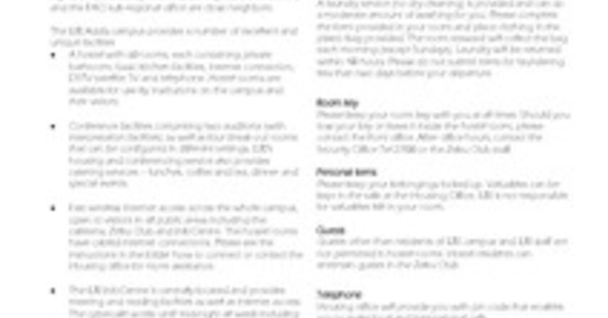 Facilities at the ILRI Addis campus