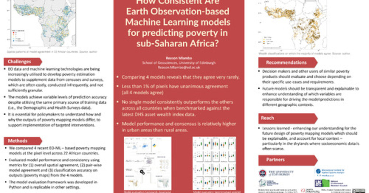 How consistent are Earth Observation-based machine learning models for ...