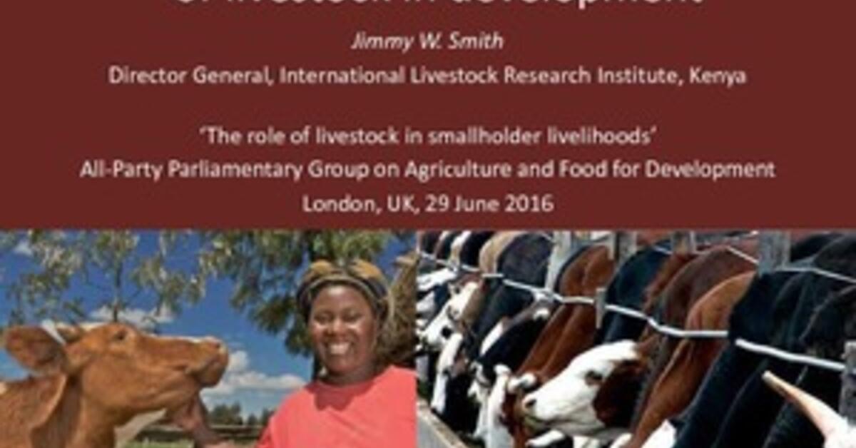 The changing images of livestock in development