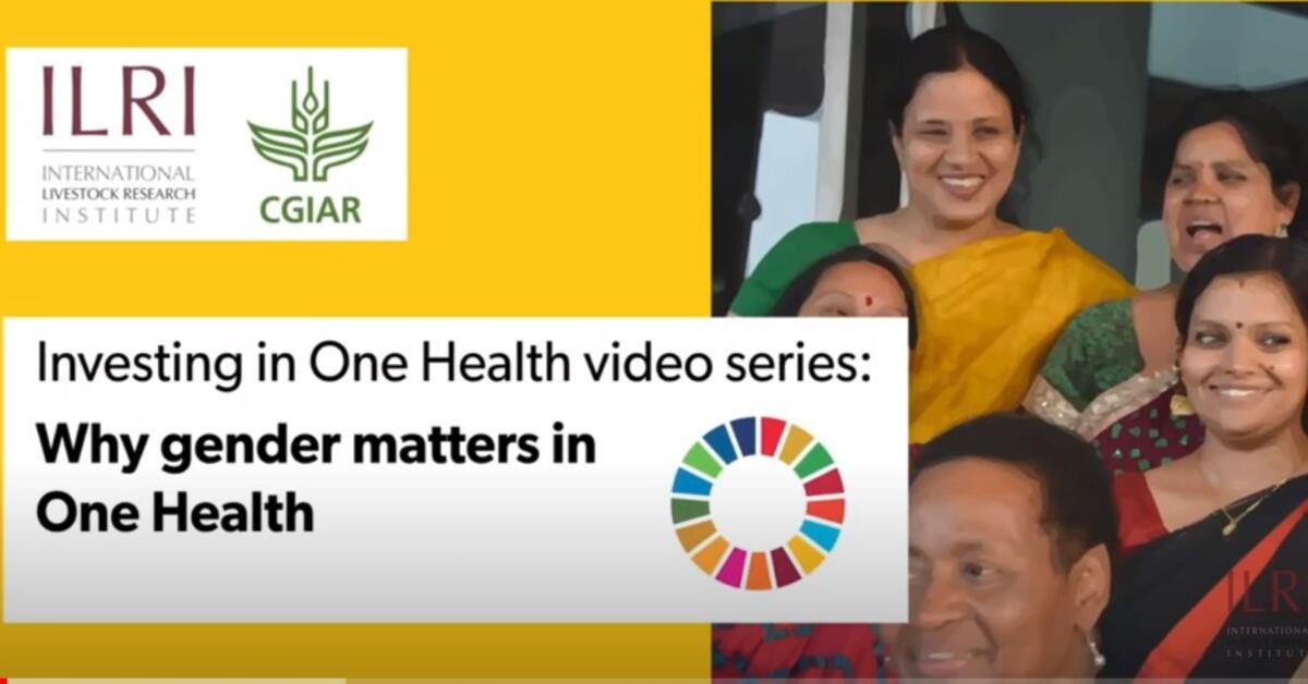 Why gender matters in One Health