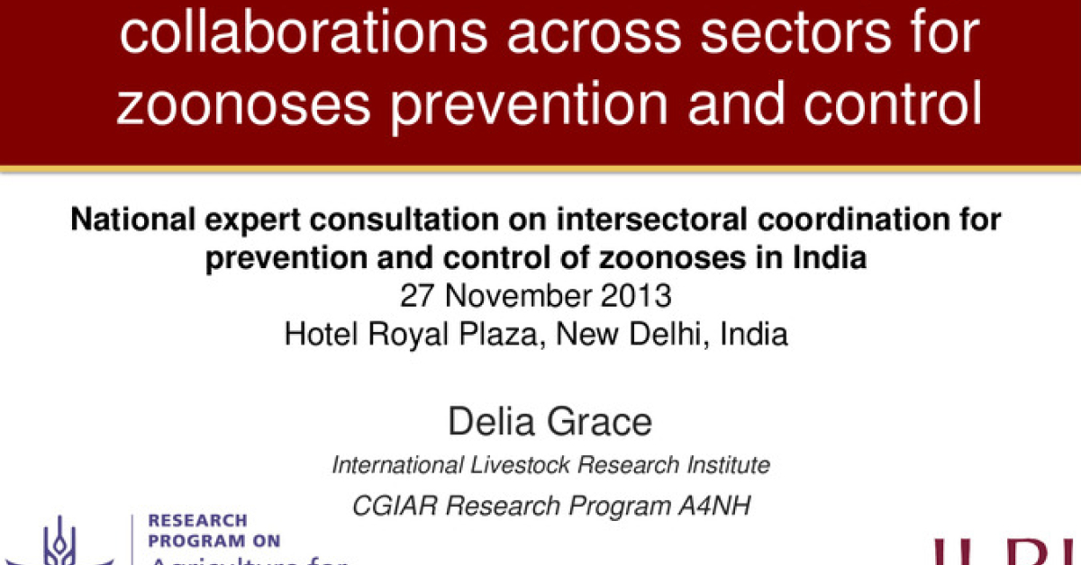 Current research on developing collaborations across sectors for ...