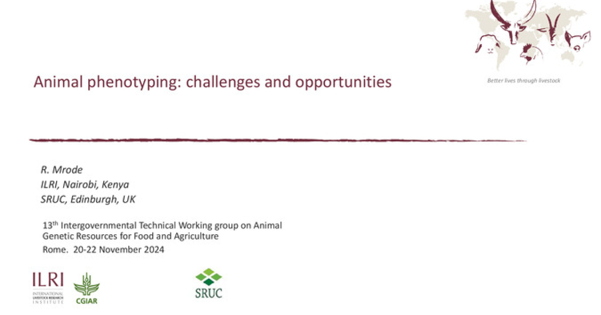 Animal phenotyping: challenges and opportunities