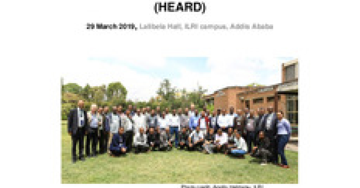 European Union–Health of Ethiopian Animals for Rural Development (HEARD ...